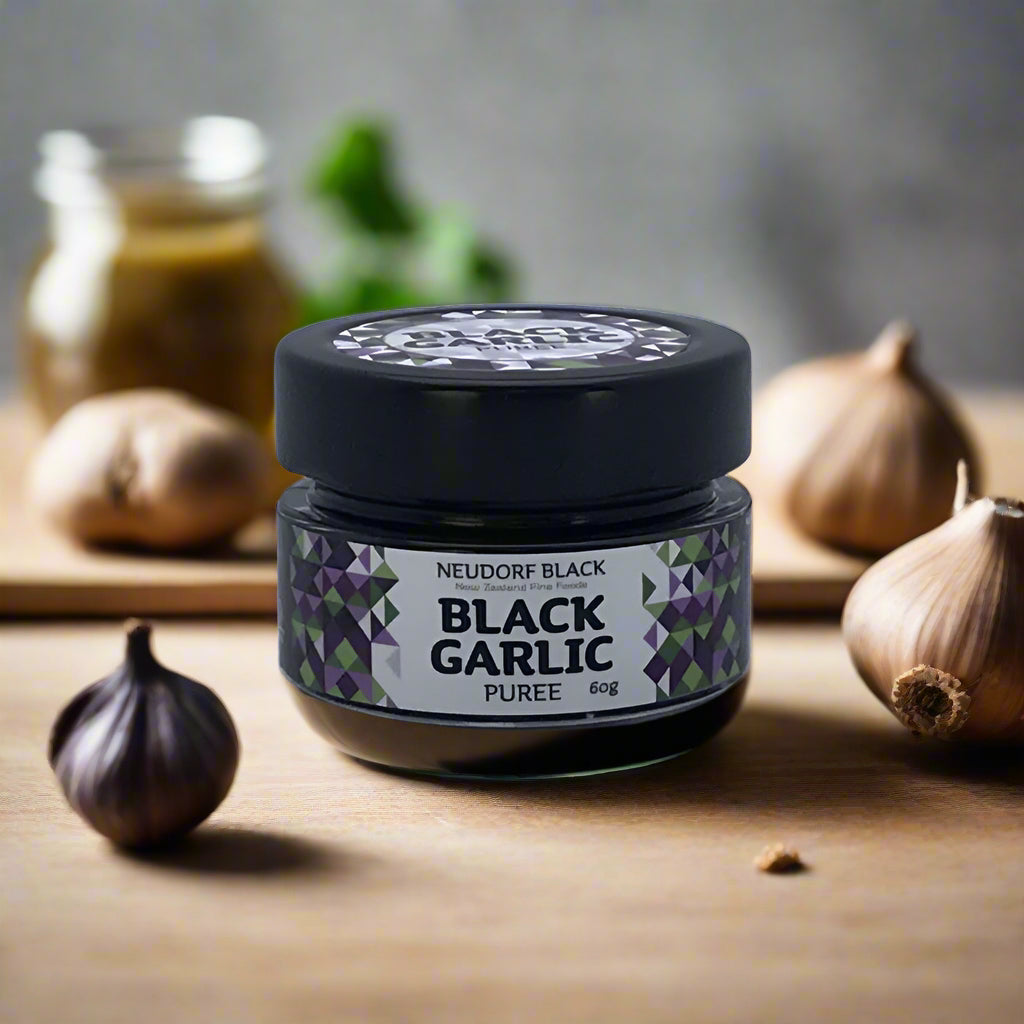 Rich Umami Black Garlic Puree (60g Jar) – TUM.co.nz